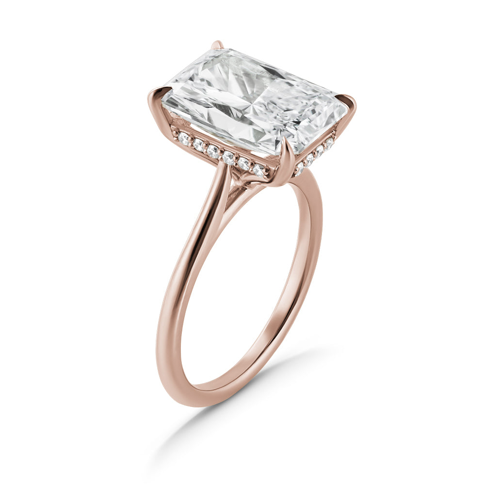 5.5 carat radiant cut solitaire – Vanessa Penelope Fine Jewellery Inc.